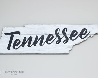 Wood signs Tennessee sign Tennessee state flag University