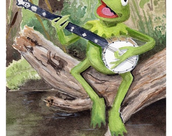 Kermit painting | Etsy
