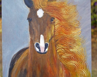 Abstract horse | Etsy