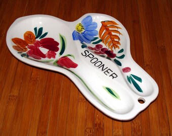 Vintage spoon rest | Etsy