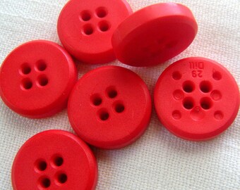 Red coat buttons | Etsy