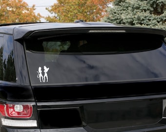 Angel devil decal | Etsy