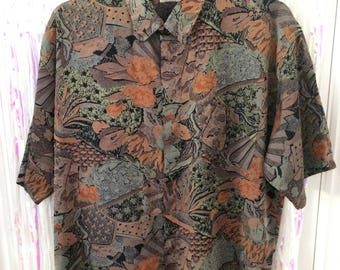 Thai silk shirt | Etsy