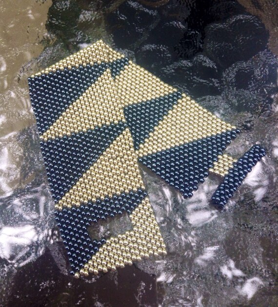 Items similar to Beaded Cuff Bracelet on Etsy