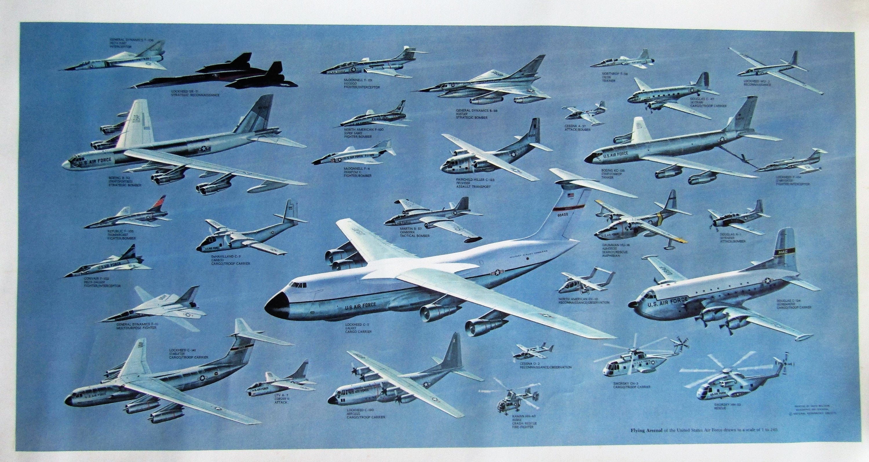 Flying Arsenal of United States Air Force Poster-National