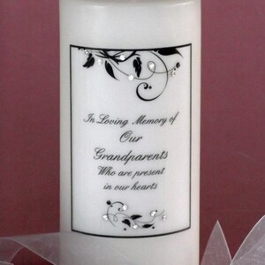 Memorial candle | Etsy