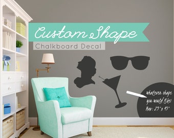 Chalkboard shapes | Etsy