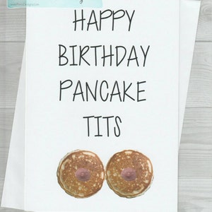 Pancake card | Etsy