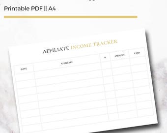 7 Streams of Income Worksheet Track Your Income For A Month