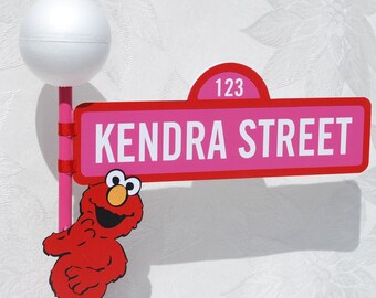 Personalized Sesame Street Sign