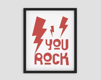 You rock | Etsy