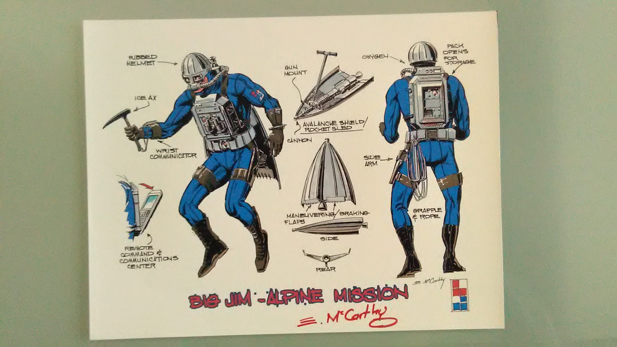 Vintage Big Jim Action Figure Concept Toy Art Art By Errol