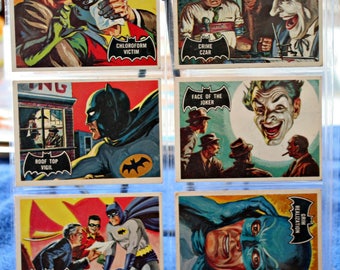 BATMAN collectible Series 1 Gum Card Box and 3 Wrappers NIGHT