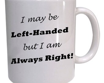 Left handed mug | Etsy
