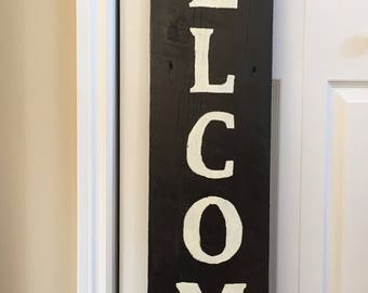 Outdoor welcome sign | Etsy