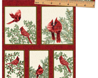 Cardinal fabric | Etsy
