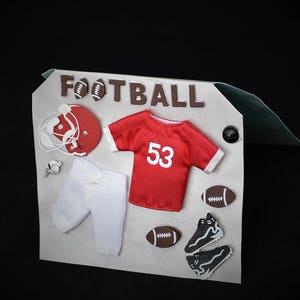 Football pop up card | Etsy