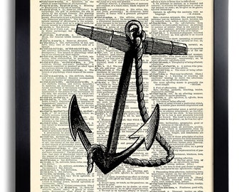 Anchor painting | Etsy