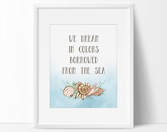 Seashell painting | Etsy