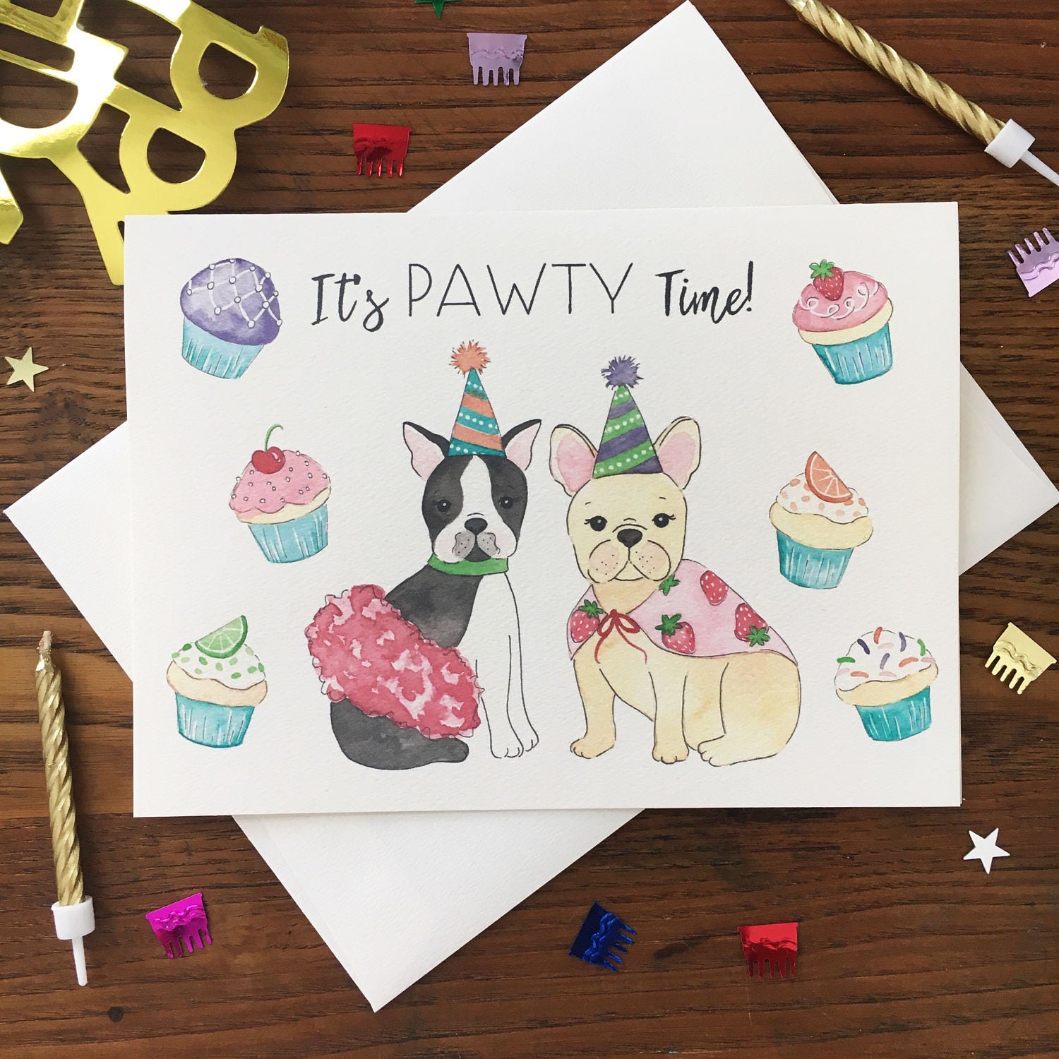 Dog Pun Card Pun Birthday Card Bulldog Card French Bulldog