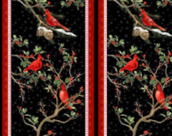 Cardinal fabric | Etsy