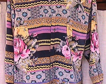 Italian silk shirt | Etsy