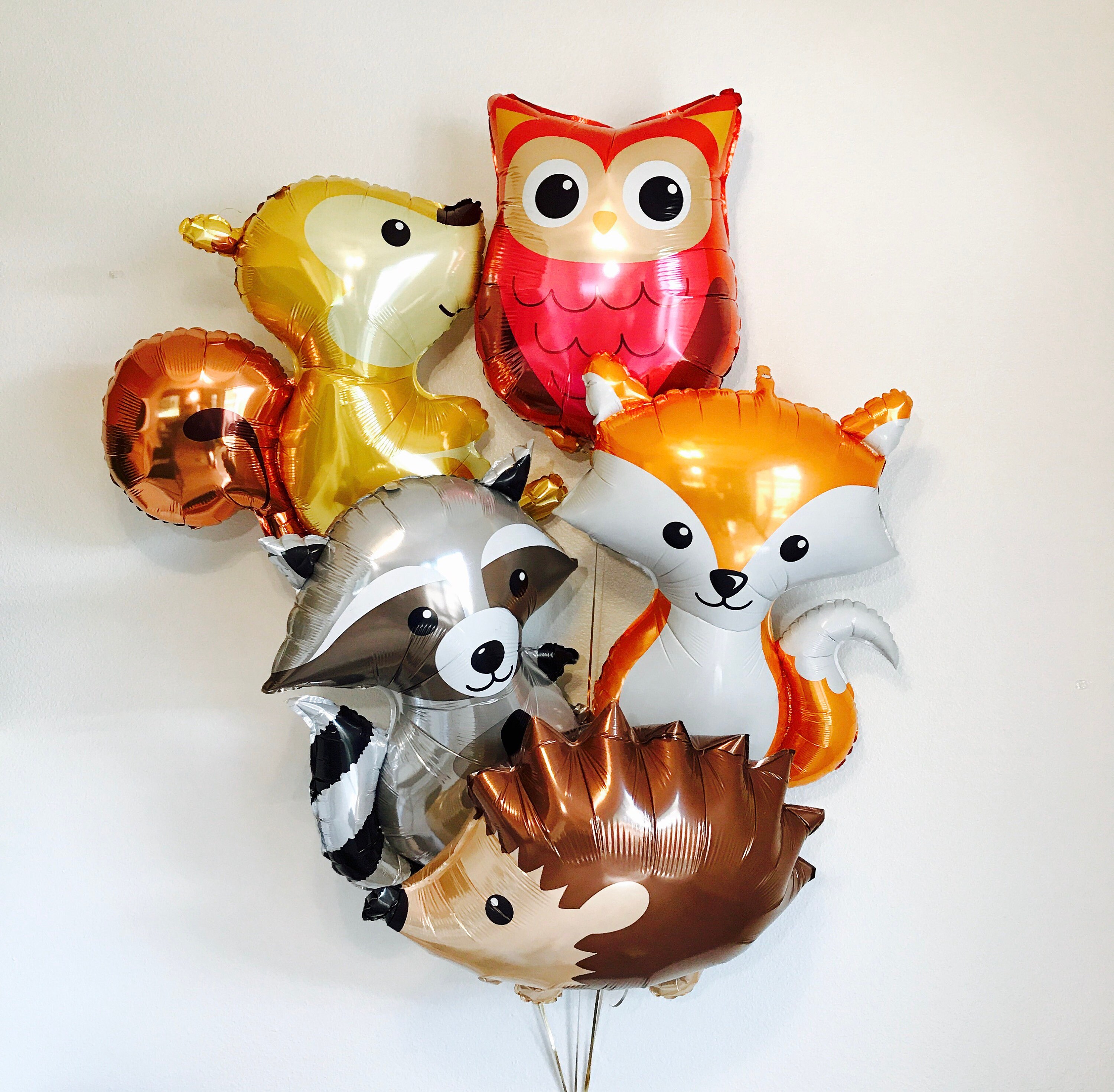 WOODLAND Animal Balloons Woodland Baby Balloons Woodland