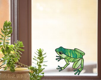 Stained glass frog | Etsy