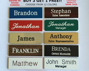 Employee name tags | Etsy