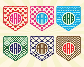 Pocket svg pocket clipart pocket monogram clip art pocket