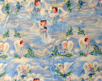 Cherub fabric | Etsy