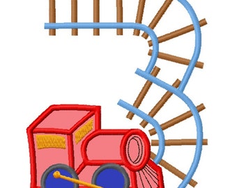 Train track number | Etsy