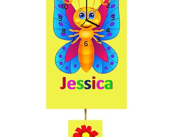 Butterfly clock | Etsy