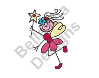 Fairy stick figure | Etsy