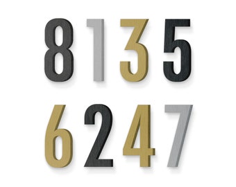 Unique house numbers | Etsy