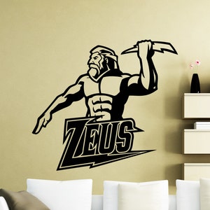 Zeus decal | Etsy