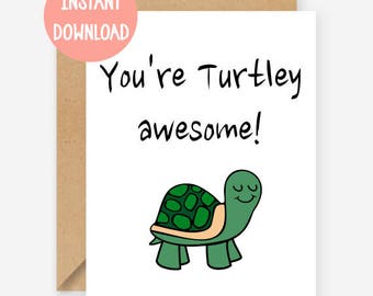 You are awesome card | Etsy