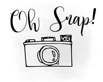 Oh snap svg | Etsy