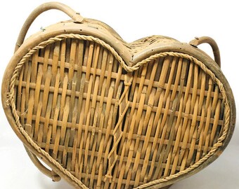 Heart shaped basket | Etsy