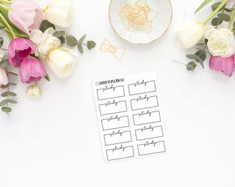 Study stickers | Etsy