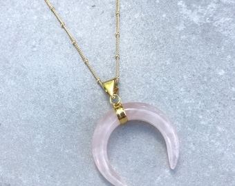 Crystal necklace | Etsy