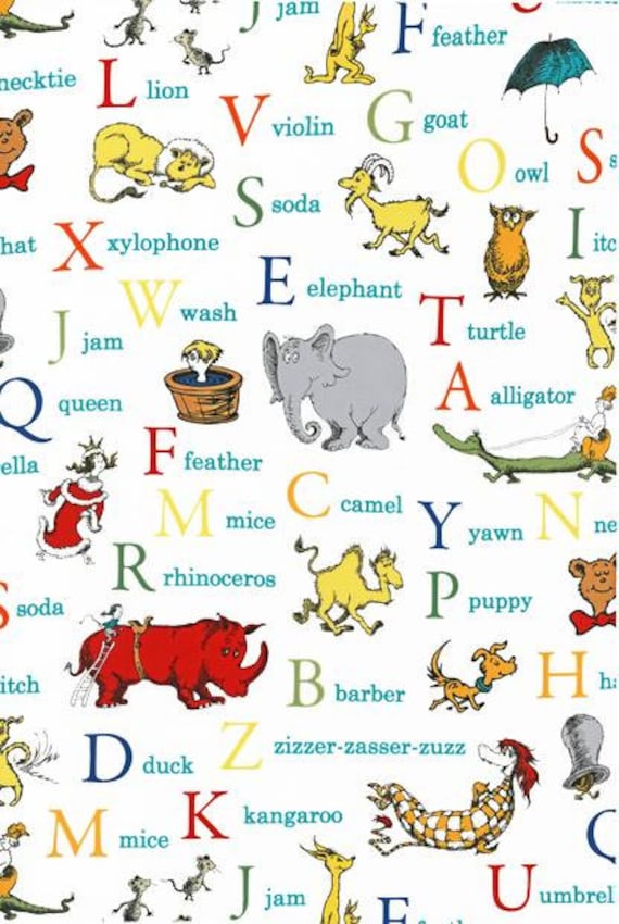 Dr Seuss ABC Words from Robert Kaufman