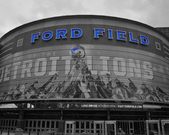 Ford Field Detroit Michigan Photography Prints