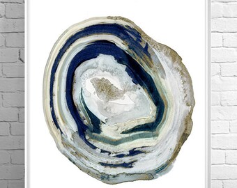 Geode wall art | Etsy