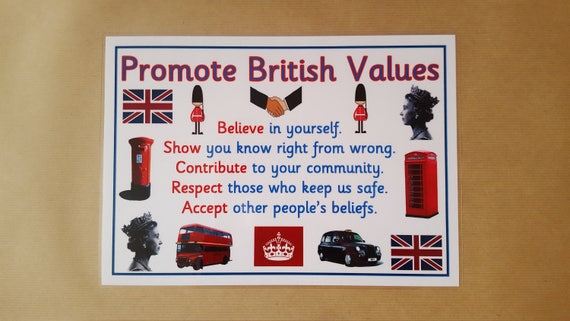 Promote British Values classroom display poster OFSTED Promote British Values classroom display poster OFSTED