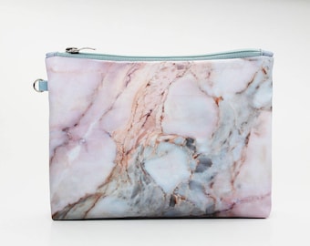 Marble makeup bag | Etsy