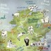 Large Print Ireland Map Ireland poster large Ireland art