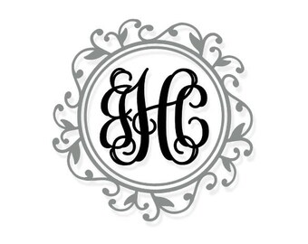 Filigree decal | Etsy