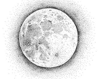 Boxer Original Pointillism Drawing