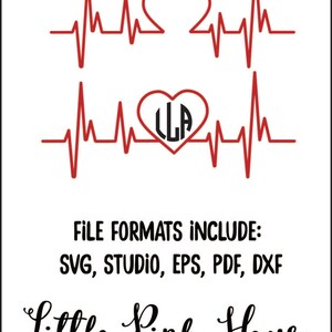 Ekg svg | Etsy